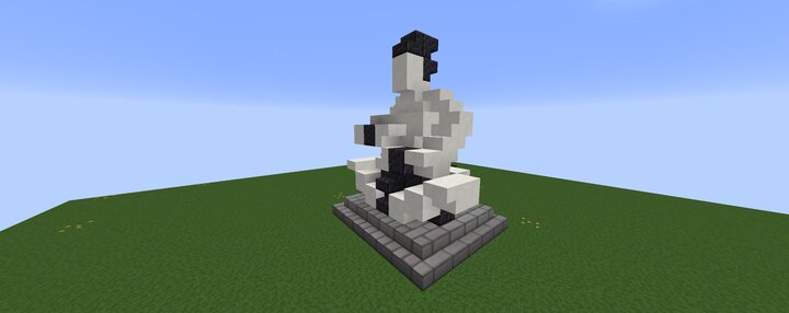 Seated statue Minecraft Map