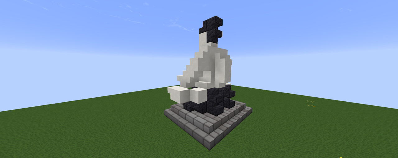 Seated statue Minecraft Map