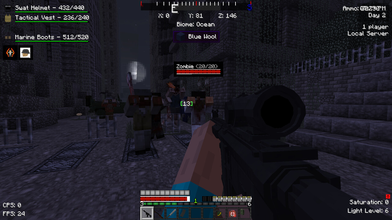 Zombiecraft v.3.0 BETA (Modded map with custom features) [DOWNLOAD] [Updated!] Minecraft Map