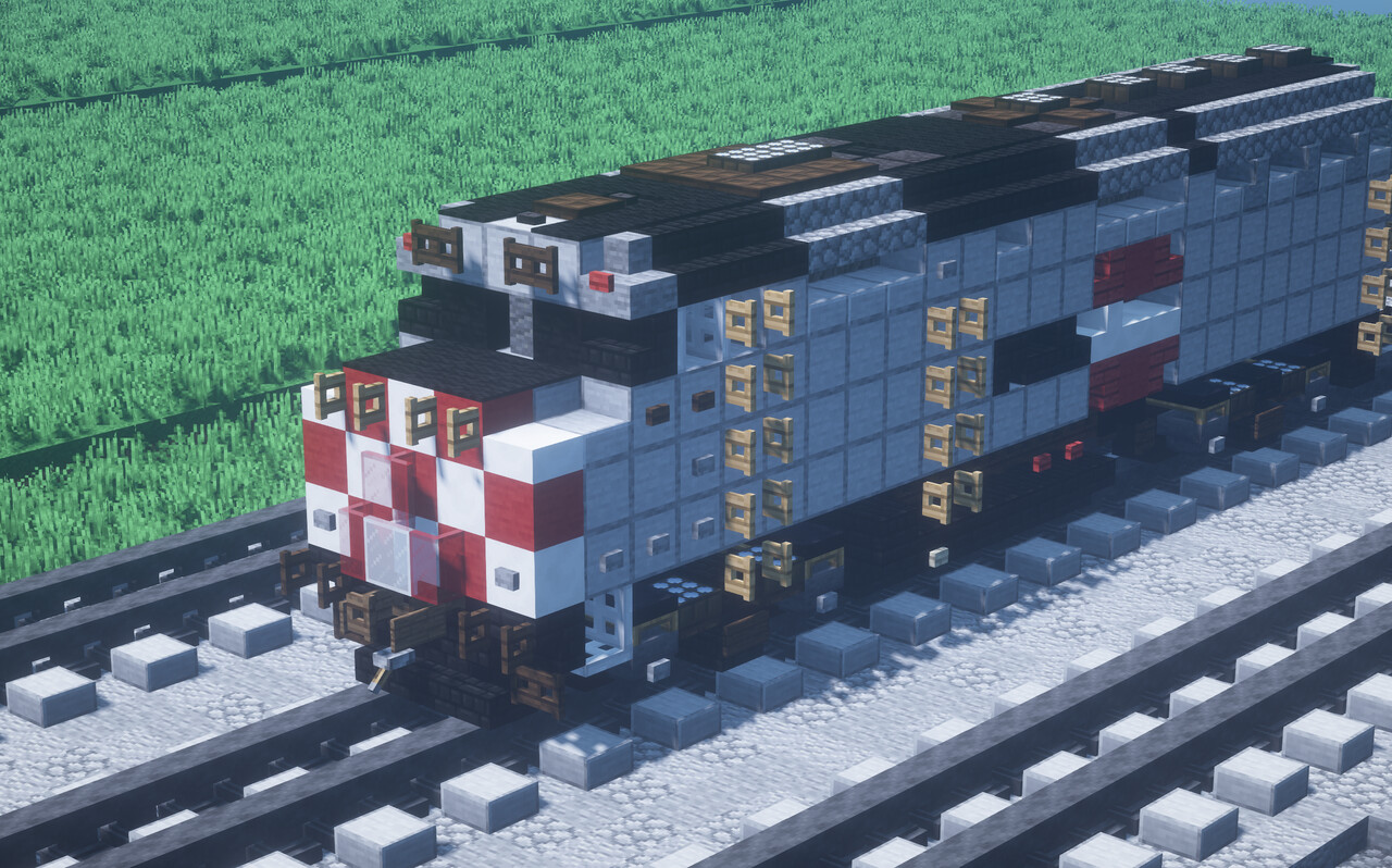 JPBX CalTrain EMD F40PH-2CAT Minecraft Map