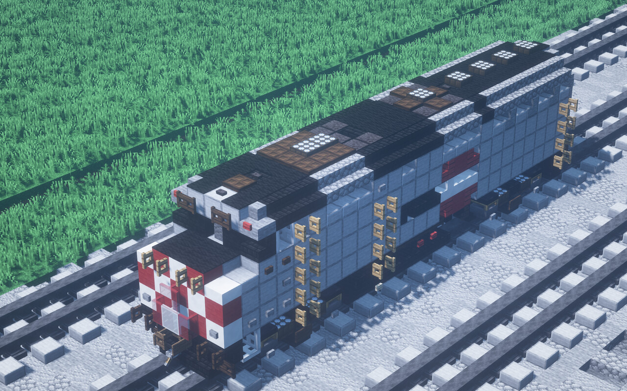 JPBX CalTrain EMD F40PH-2CAT Minecraft Map