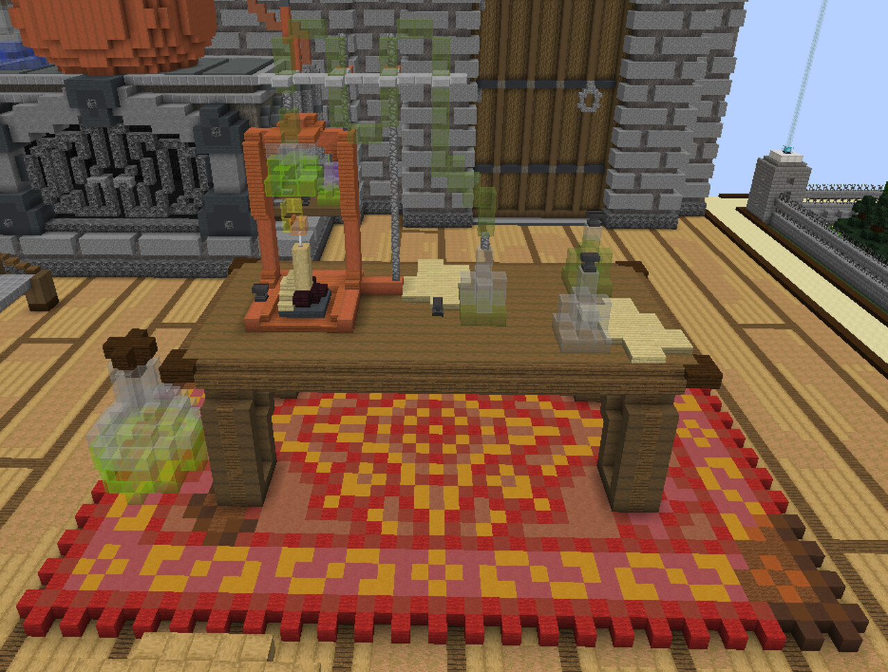 Alchemist's Workshop: Overscaled interior Minecraft Map