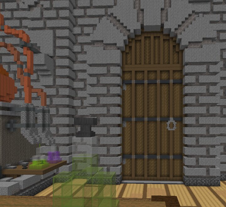 Alchemist's Workshop: Overscaled interior Minecraft Map