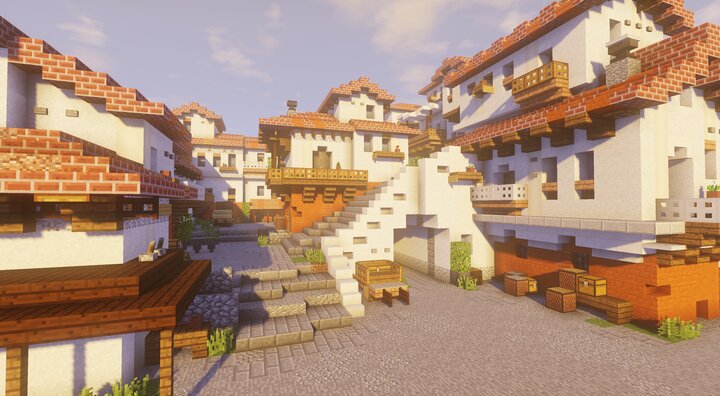 Or walk to El Dorado - Re-Creation Minecraft Map