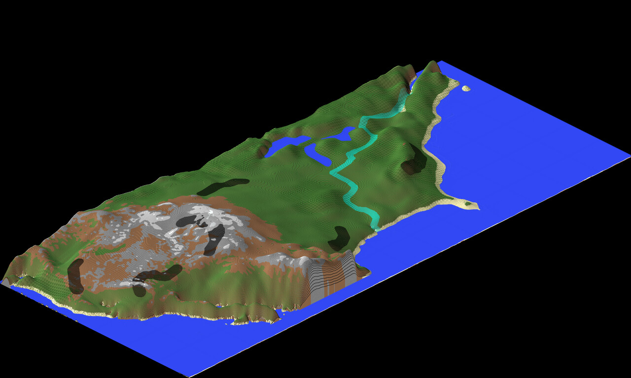 Us World painter map Minecraft Map