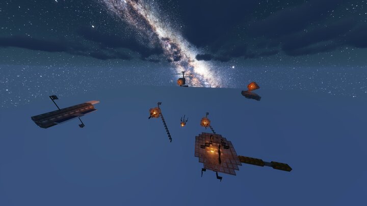 Space Satellites [DOWNLOAD + SCHEMATIC] Minecraft Map