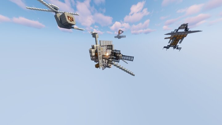 Space Satellites [DOWNLOAD + SCHEMATIC] Minecraft Map