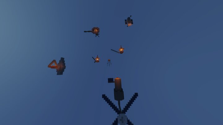 Space Satellites [DOWNLOAD + SCHEMATIC] Minecraft Map