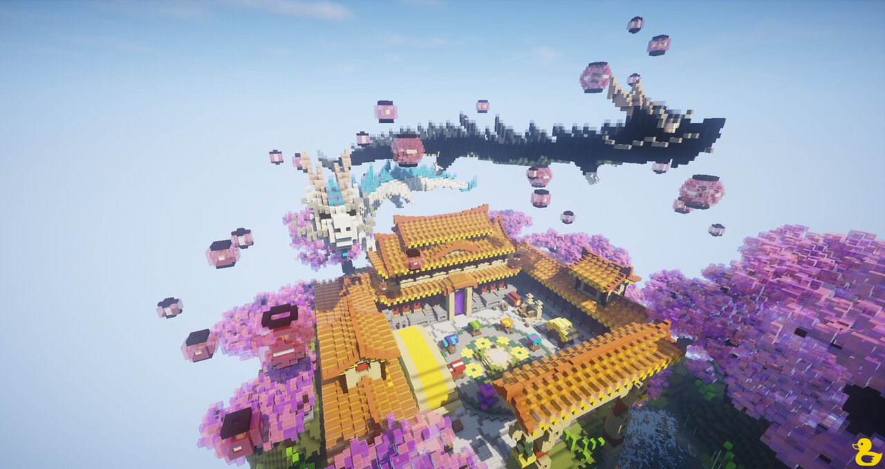 Yin Yang Spawn Minecraft Map