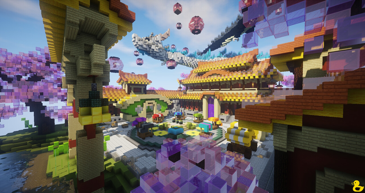 Yin Yang Spawn Minecraft Map