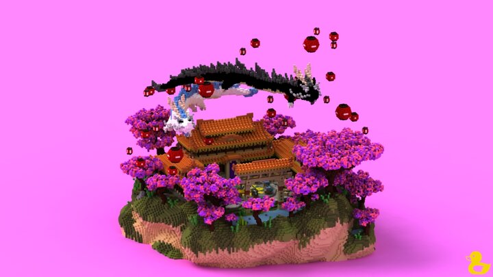 Yin Yang Spawn Minecraft Map