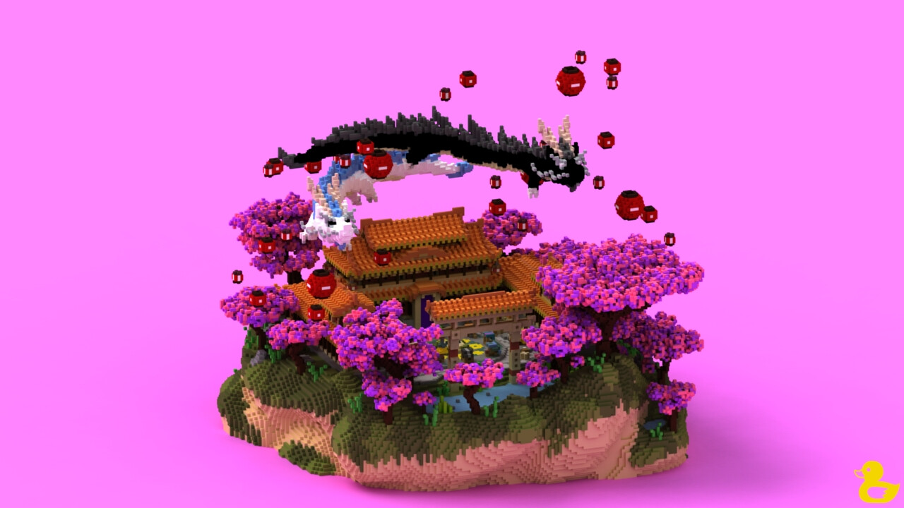 Yin Yang Spawn Minecraft Map