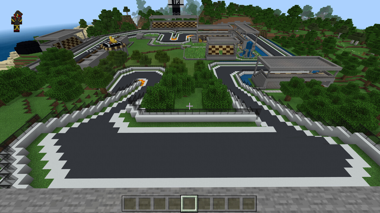 Race Track Minecraft Map