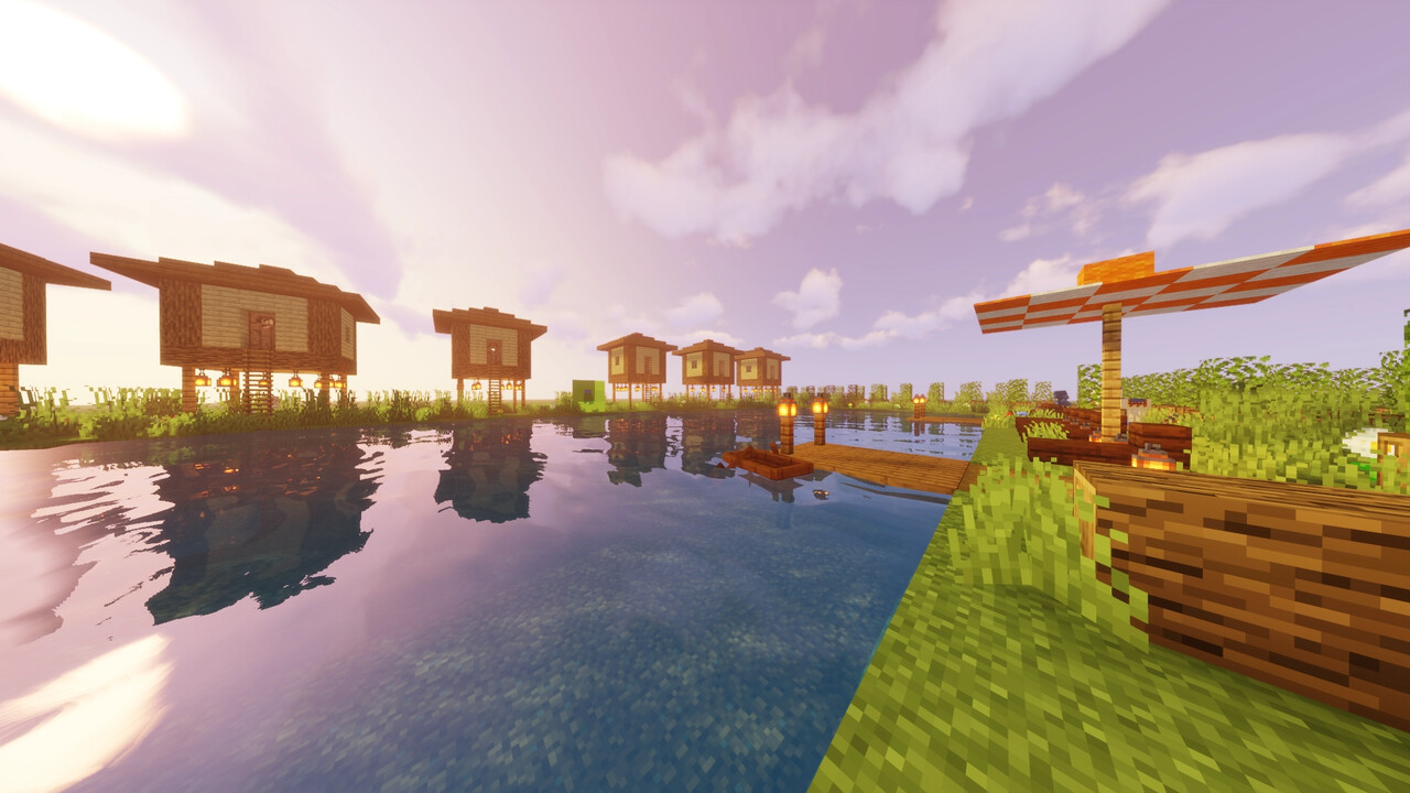 Reiches schönes Dorf Minecraft Map