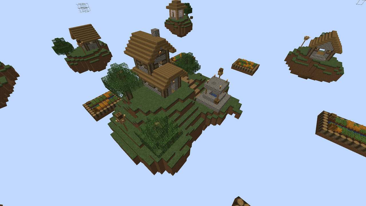 Simple Village SkyWars Map+Schematics Minecraft Map
