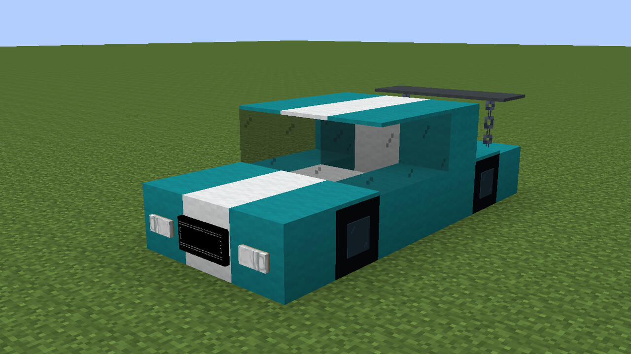 Cyan Drift Car Minecraft Map