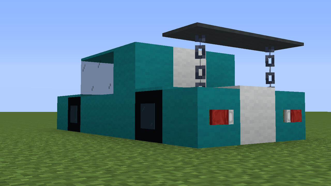 Cyan Drift Car Minecraft Map