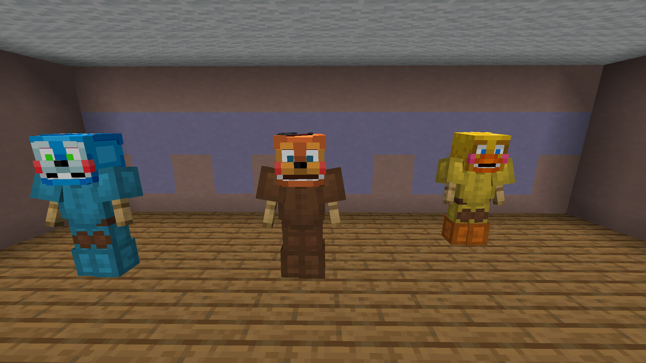 FNaF 2 Multiplayer Map (No Mods Or Data Packs!) Minecraft Map