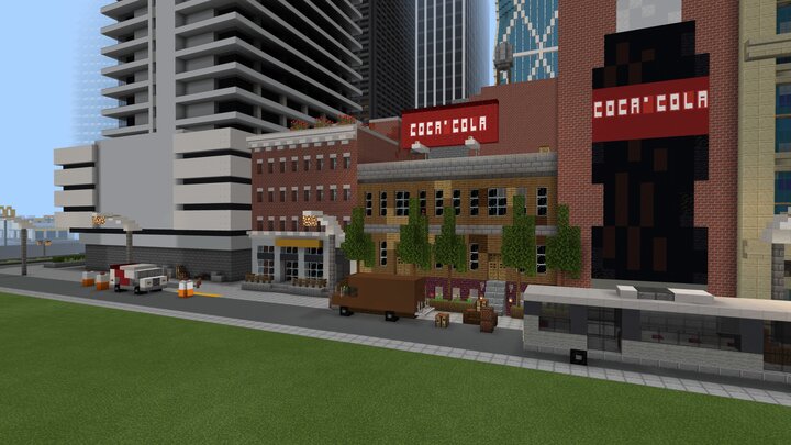 DOWNTOWN BUILDINGS Minecraft Map