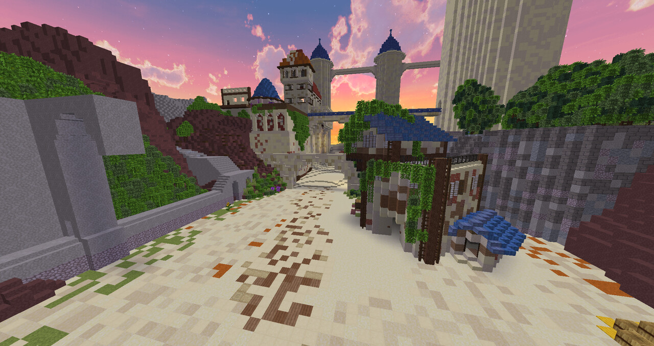 Building NO GAME NO LIFE in MINECRAFT Minecraft Map