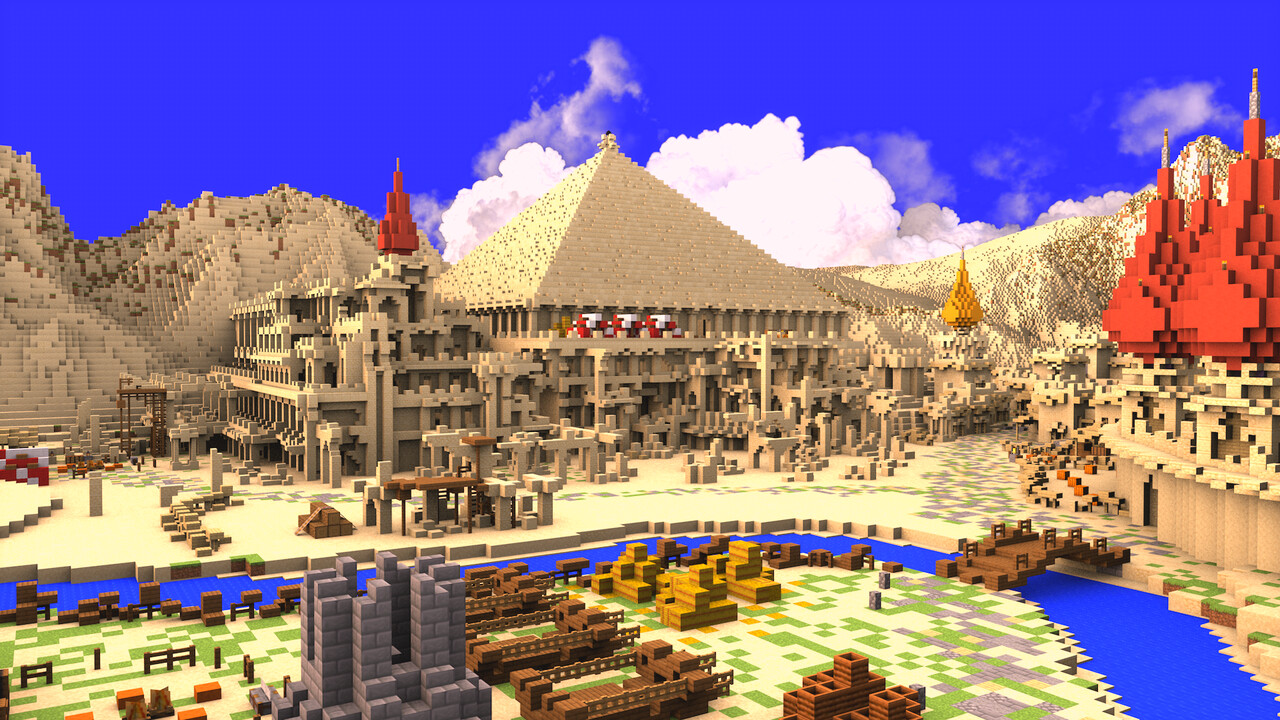 Arabic Castle Hub [ 768x768 ] !! Minecraft Map