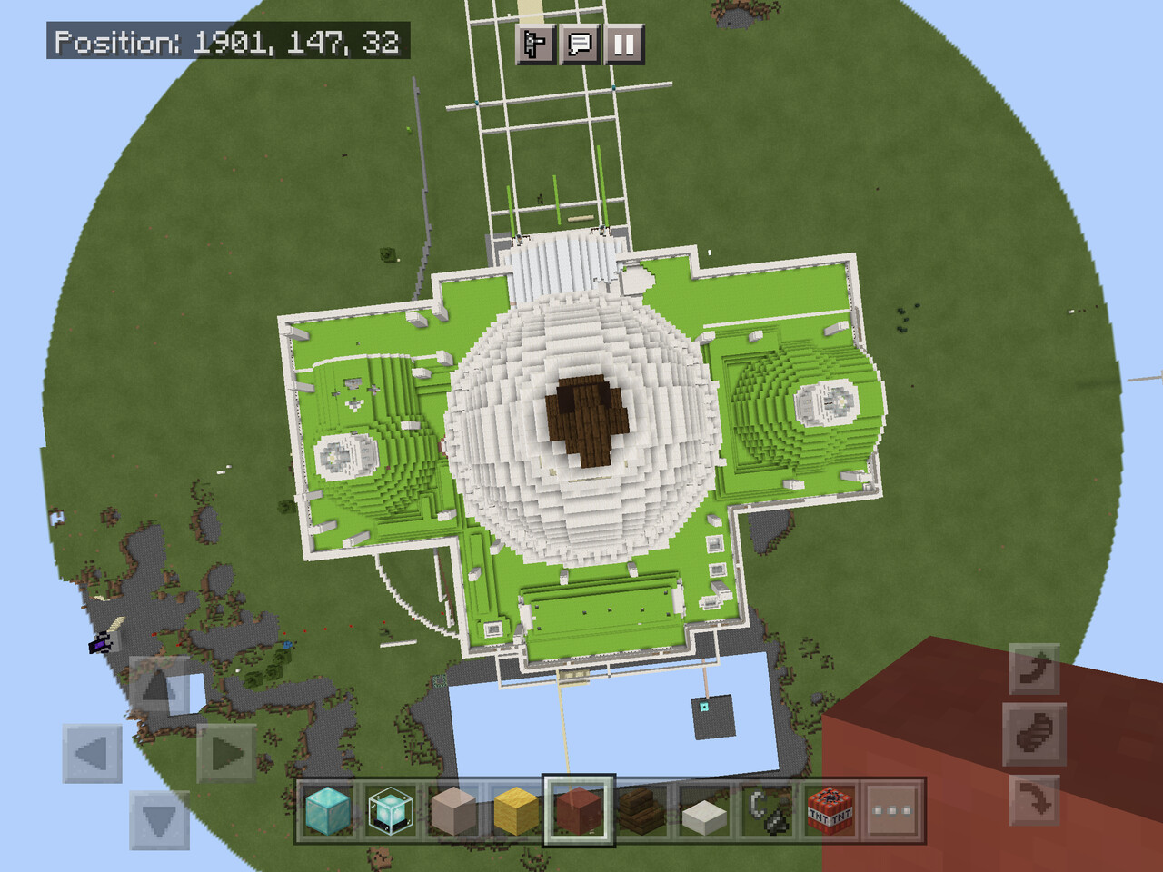 US Capitol Building (central core, no House or Senate Wings) Minecraft Map