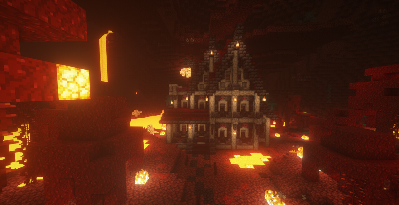 Nether House | Casa no Nether Minecraft Map
