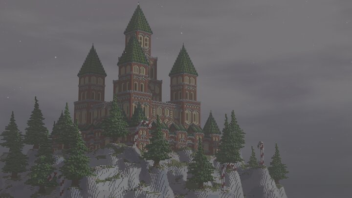 Alpine Factions Castle (Winter) Minecraft Map