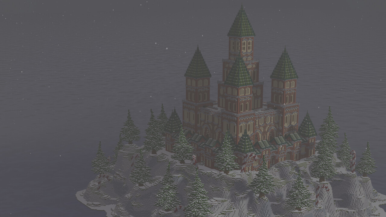 Alpine Factions Castle (Winter) Minecraft Map