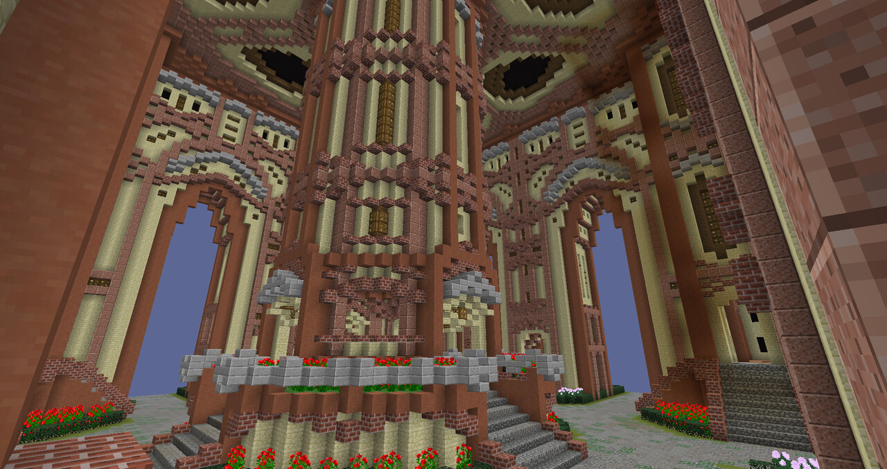 Alpine Factions Castle (Winter) Minecraft Map