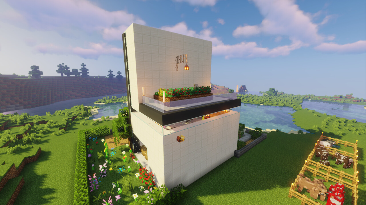 Modern House for survival/Casa moderna para supervivencia Minecraft Map