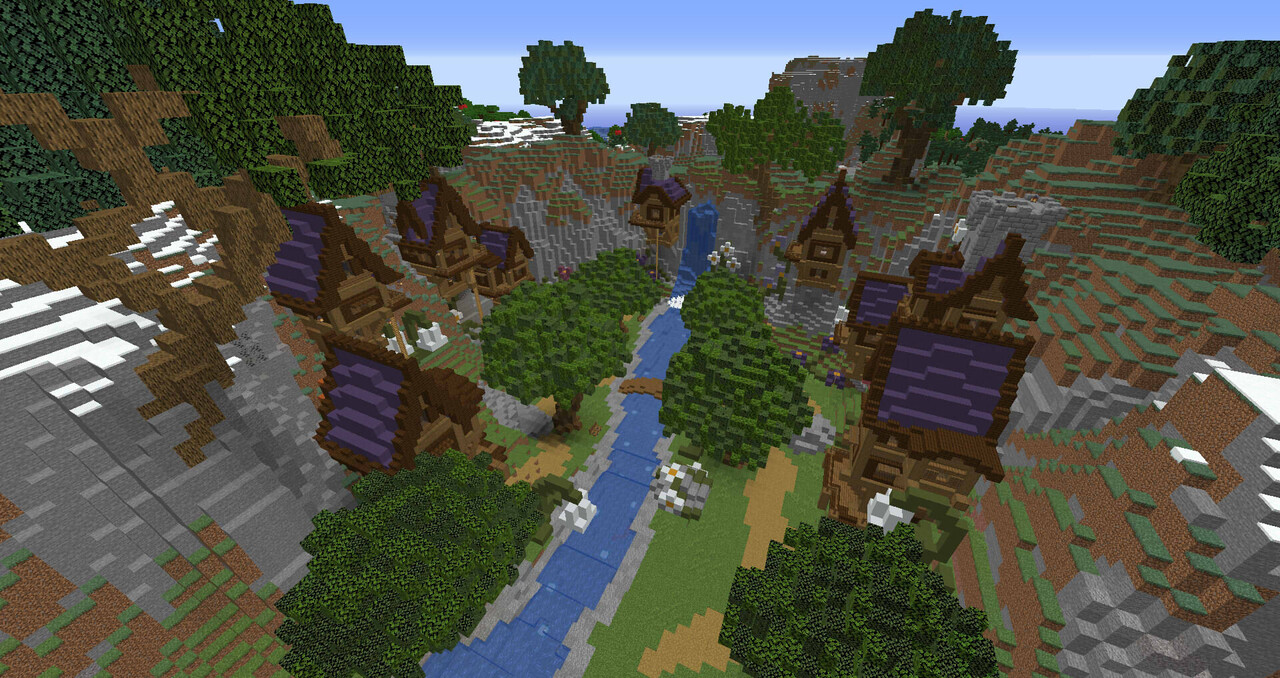 Flower Valley Minecraft Map