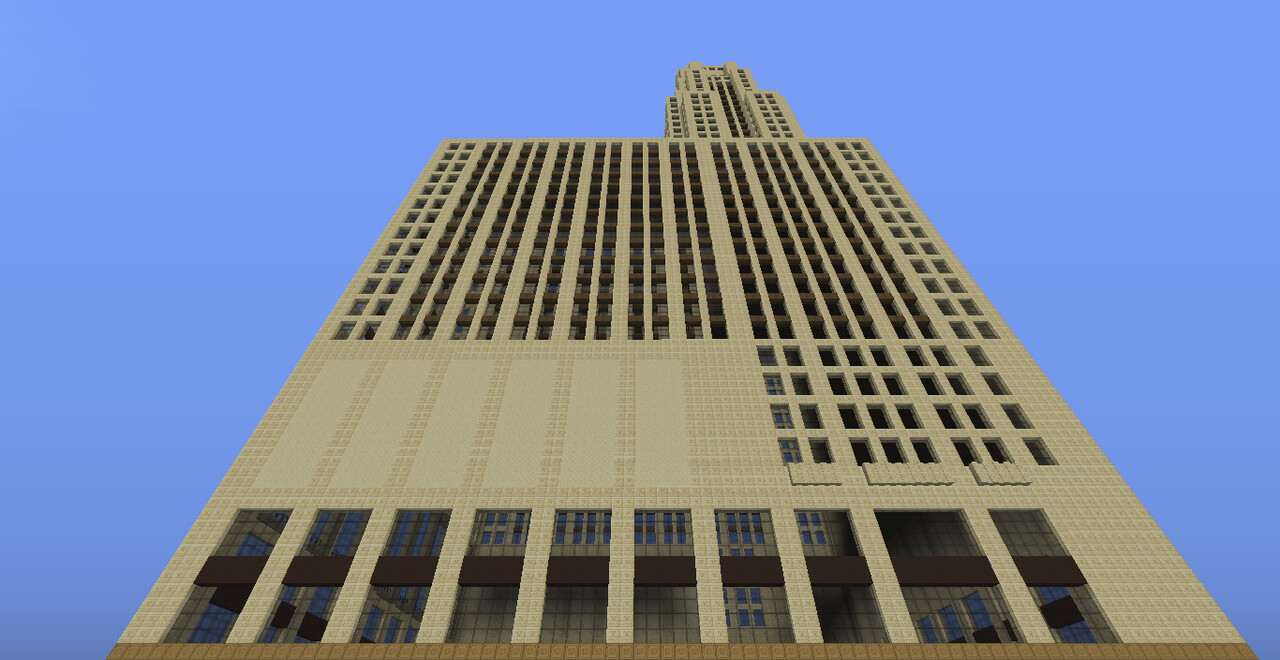Chicago Board of Trade Building Minecraft Map
