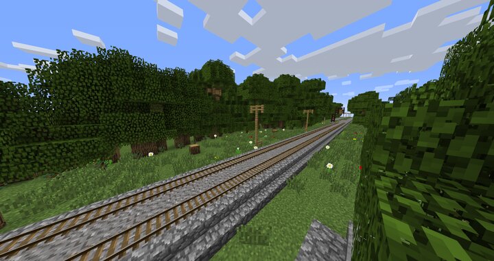 Empire Rail Remastered Traincraft Map Minecraft Map