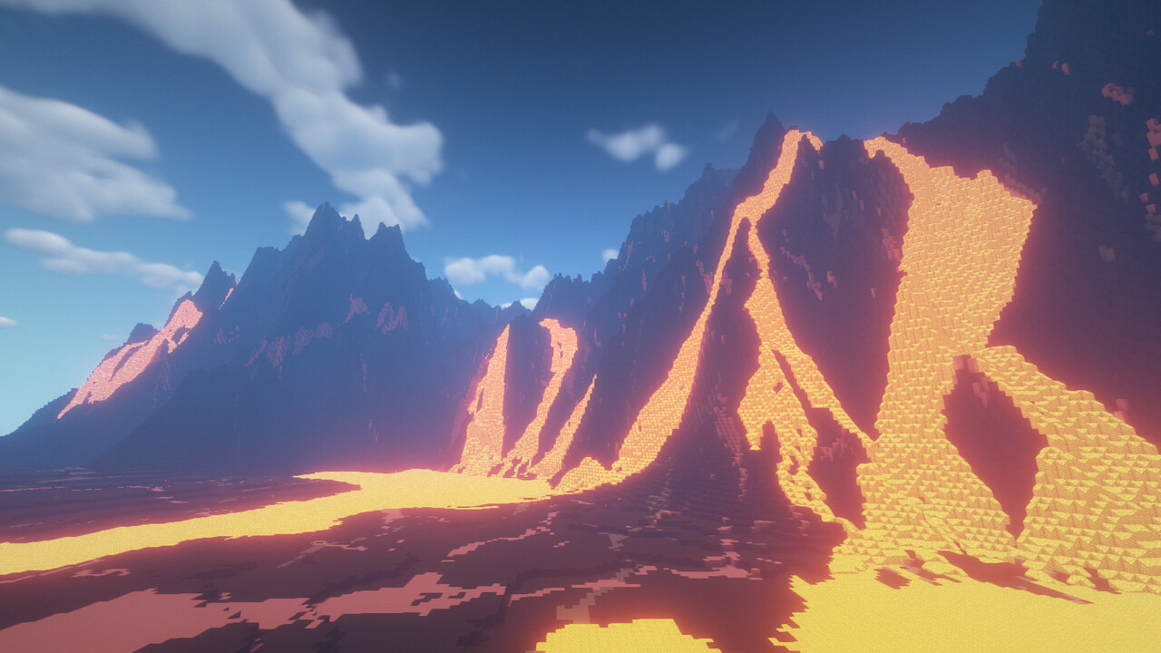 Nether landscape Minecraft Map