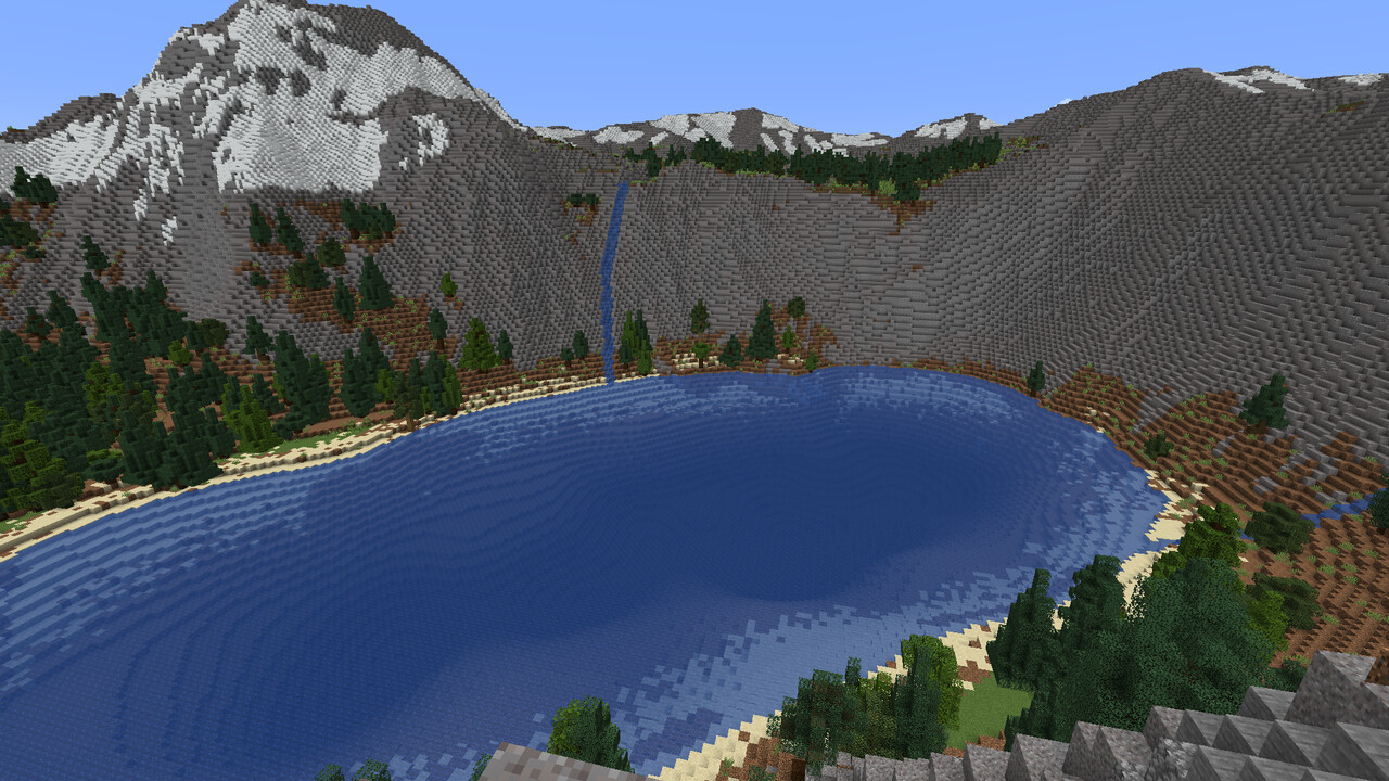 Mountain Valley Minecraft Map