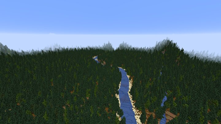 Mountain Valley Minecraft Map