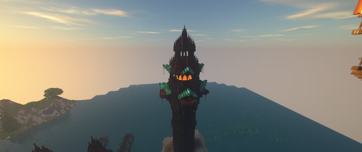 Fantasy medieval lighthouse Minecraft Map
