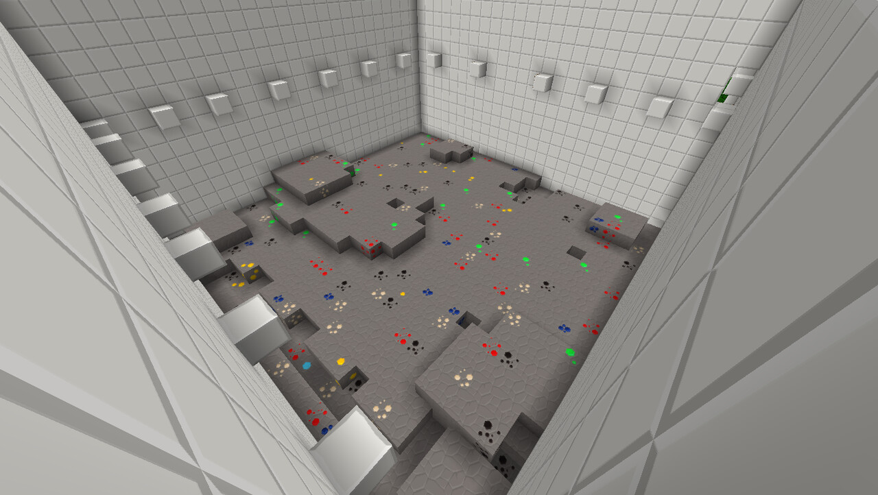 Parkour rooms biomes Minecraft Map