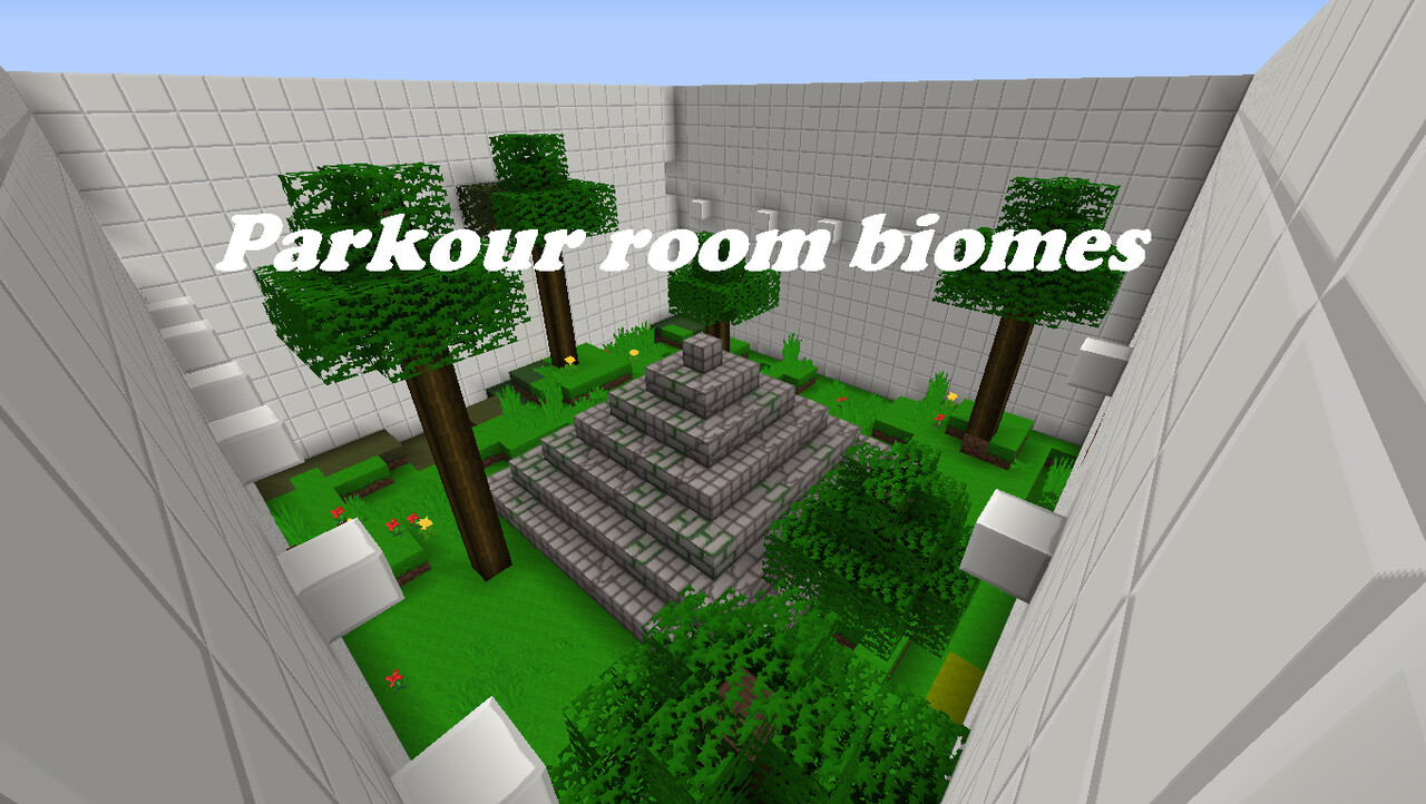 Parkour rooms biomes Minecraft Map