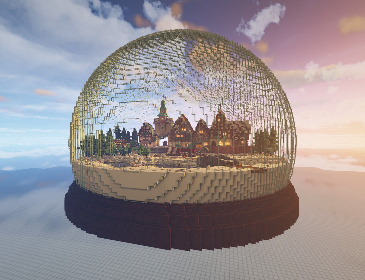 A Bavarian Christmas Scene (Inspired by Rothenburg ob der Tauber ...