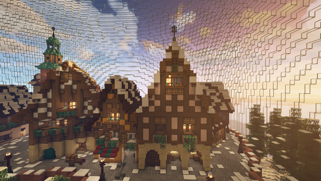 A Bavarian Christmas Scene (Inspired by Rothenburg ob der Tauber ...