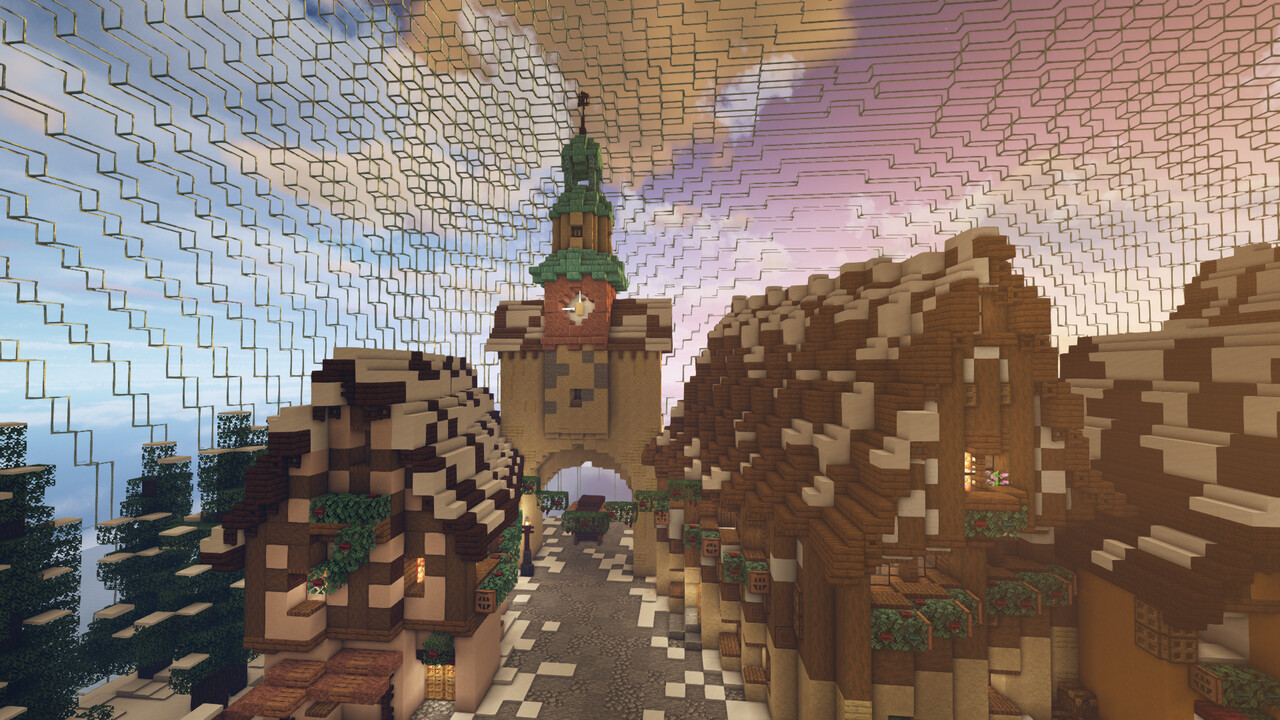 A Bavarian Christmas Scene (Inspired by Rothenburg ob der Tauber ...