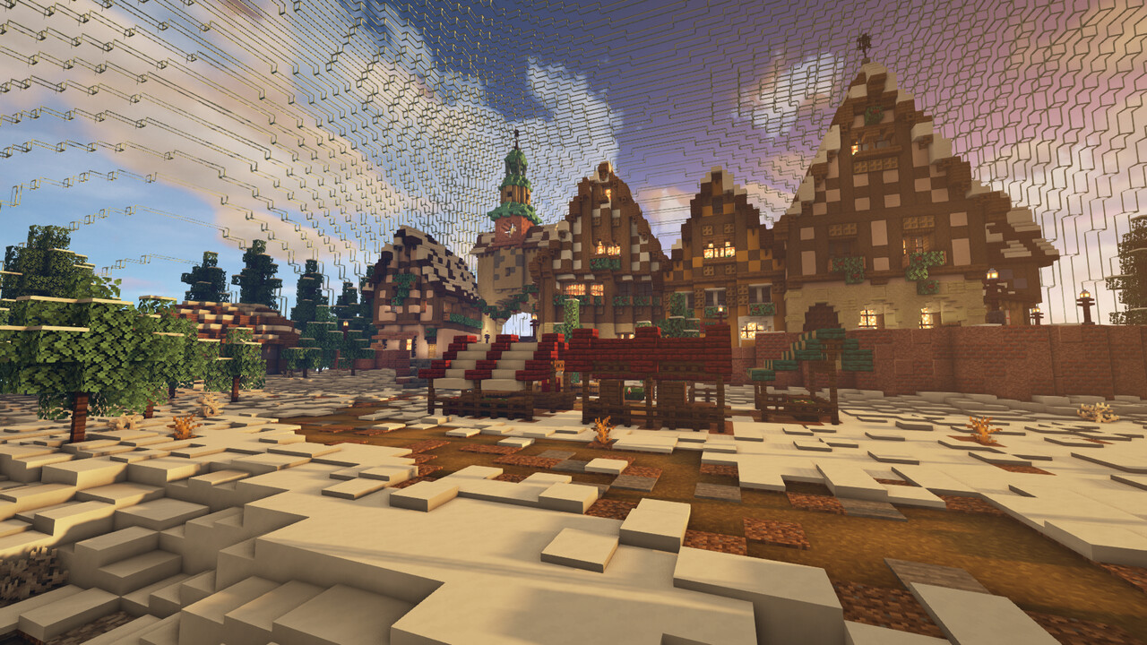 A Bavarian Christmas Scene (Inspired by Rothenburg ob der Tauber ...