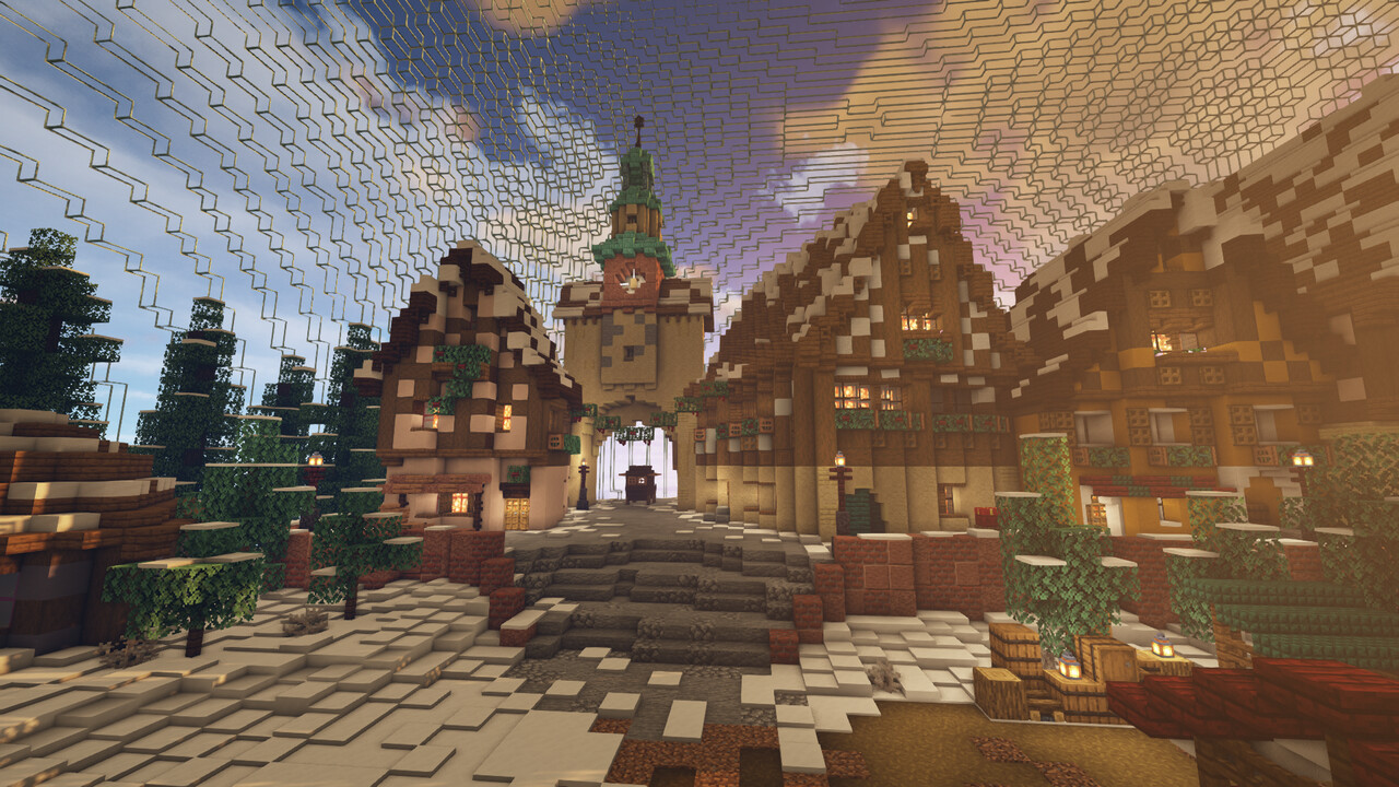 A Bavarian Christmas Scene (Inspired by Rothenburg ob der Tauber ...