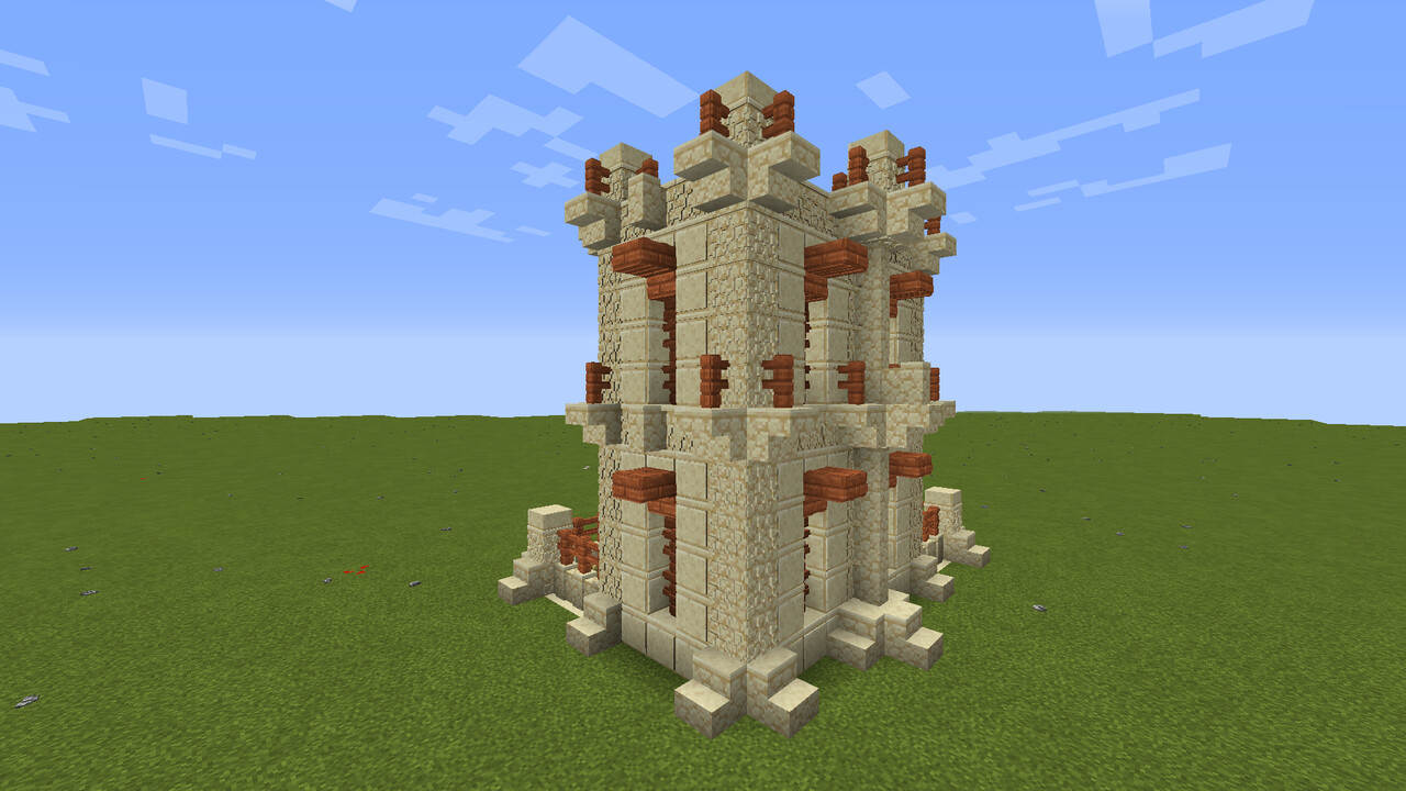 Desert Survival Base Minecraft Map