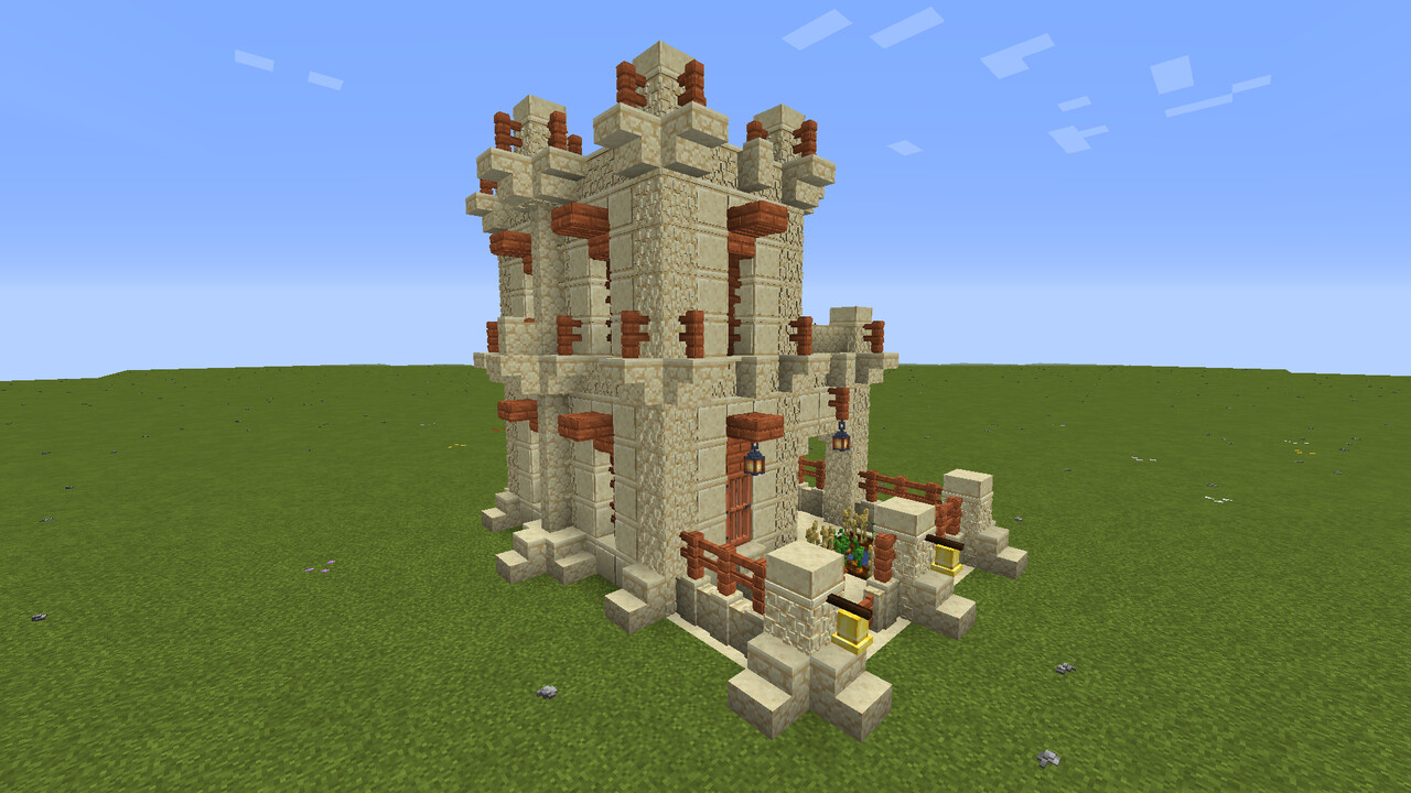 Desert Survival Base Minecraft Map