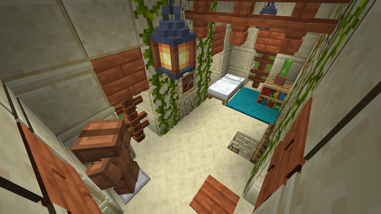 Desert Survival Base Minecraft Map