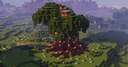 Easy Minecraft Treehouse - Custom Treehouse Starter House Tutorial ...