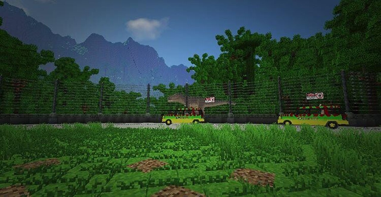 jurassic park projeto Minecraft Map